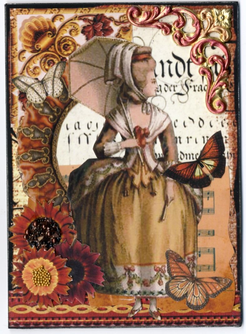 Artfully Musing: Burgundy Marie